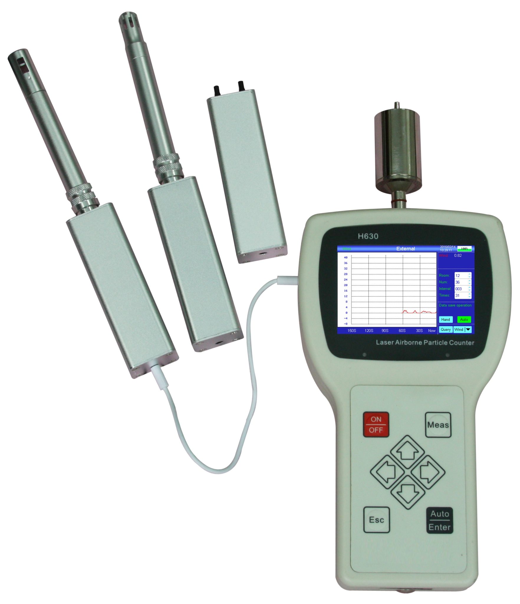 Handheld Particle Counter CTZ-PC-H630 - California Tech Zone Handheld Particle Counter CTZ-PC-H630 - California Tech Zone